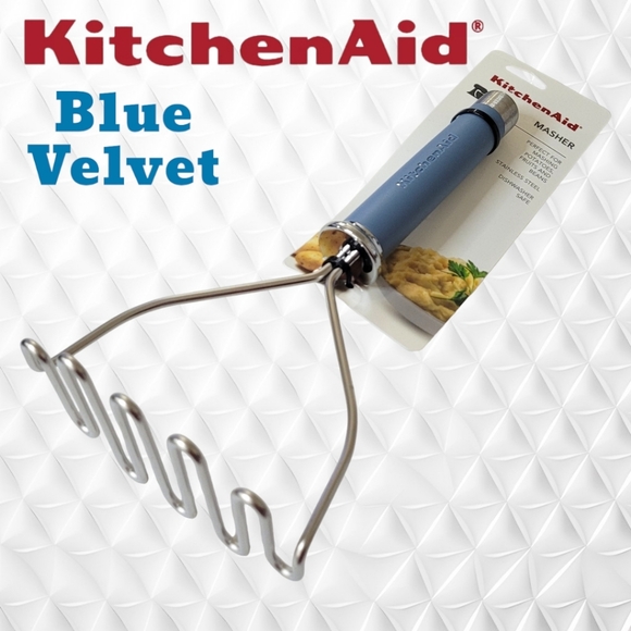KitchenAid | Kitchen | Kitchenaid Blue Velvet Stainless Steel Masher ...